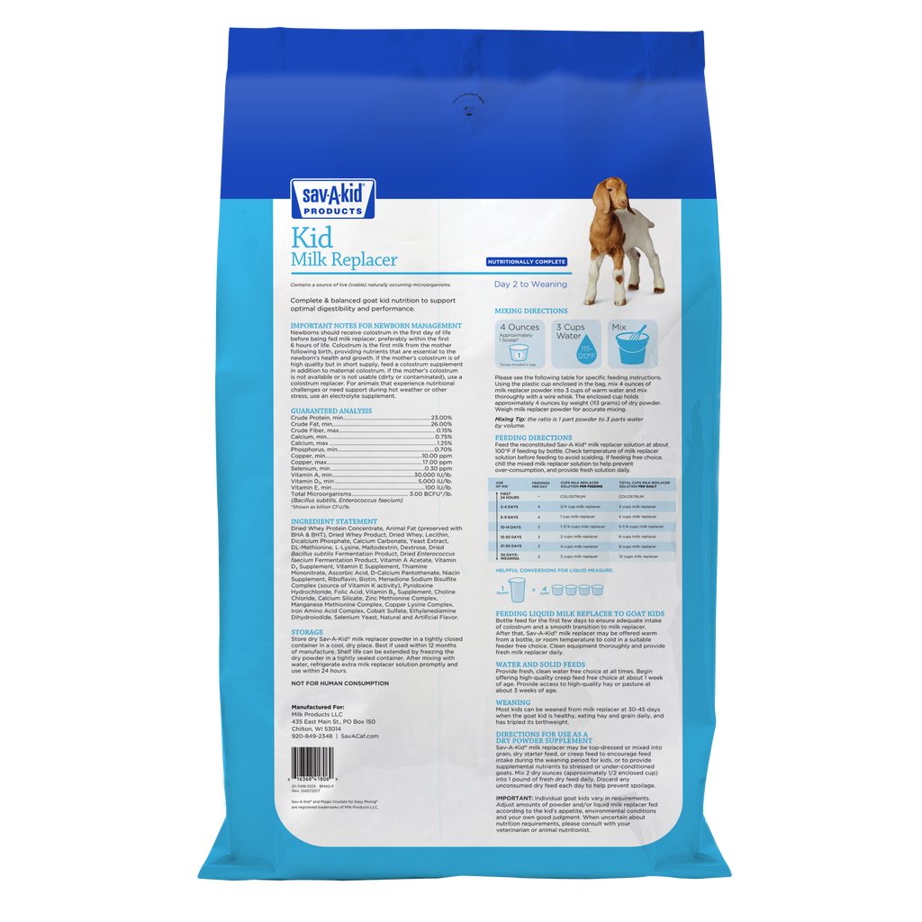 Sav-A-Kid® Milk Replacer | Sav-A-Caf®